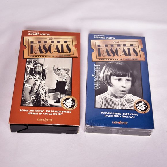 Media | Lot Of 2 Little Rascals Vhs 4 Shows Each | Poshmark